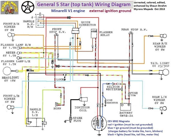 Wiring Diagrams A to Z for thee! « Myrons Mopeds