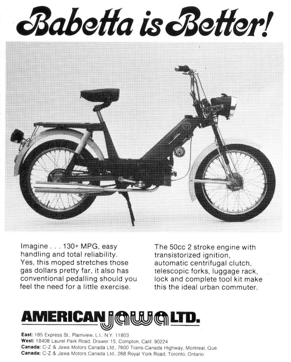 Jawa Models « Myrons Mopeds