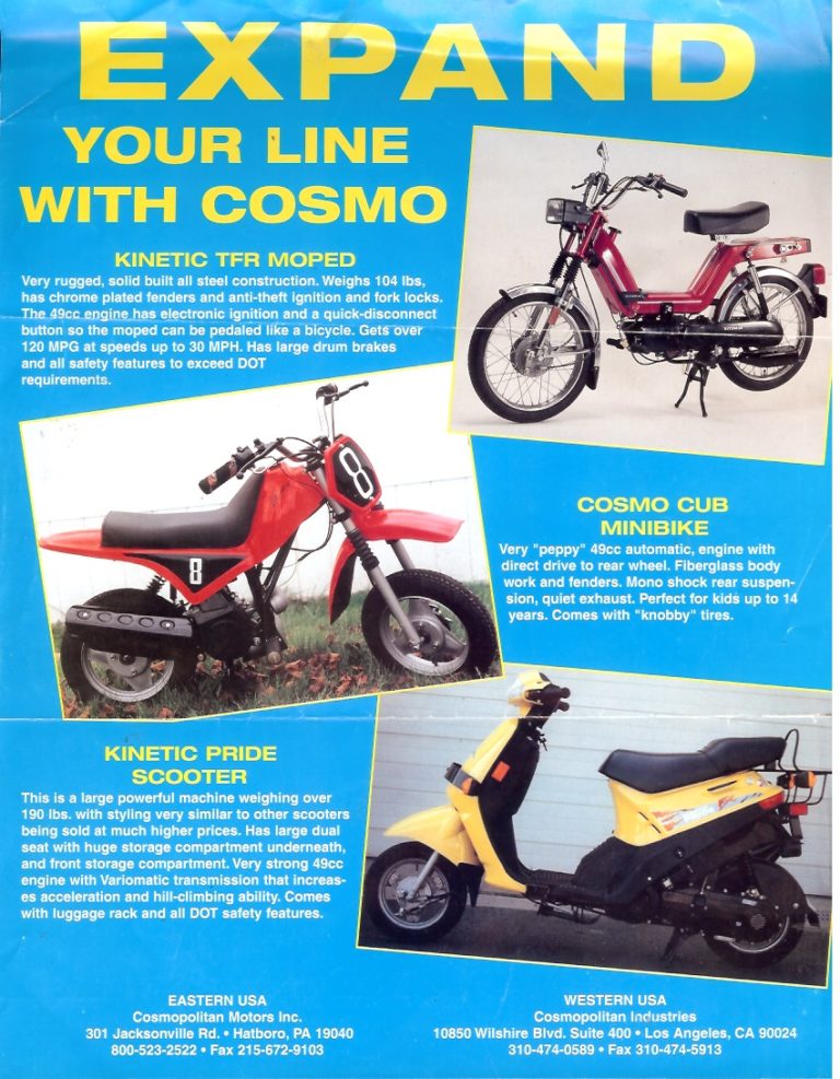 Kinetic Parts « Myrons Mopeds