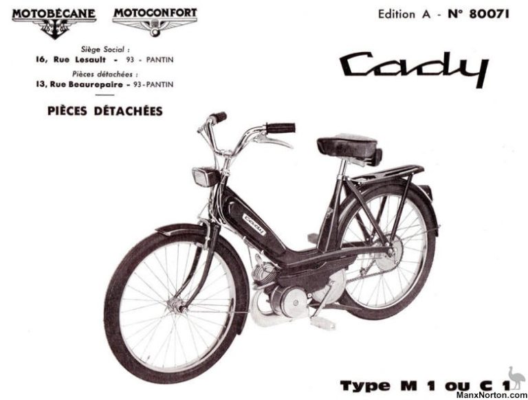 Motobecane Models « Myrons Mopeds