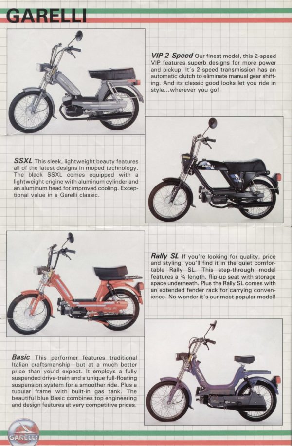 Garelli Models 1980-2020 « Myrons Mopeds