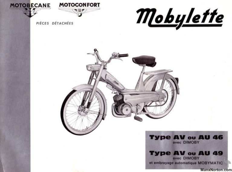 Motobecane Models « Myrons Mopeds