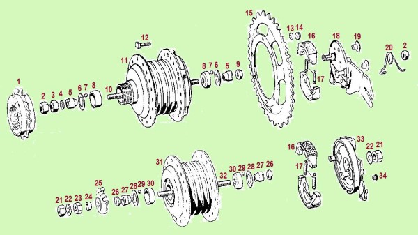 Wheel Parts Menu « Myrons Mopeds