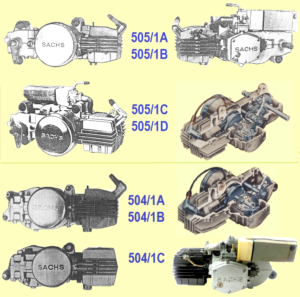 Sachs 504/1 and 505/1 Engine Parts « Myrons Mopeds