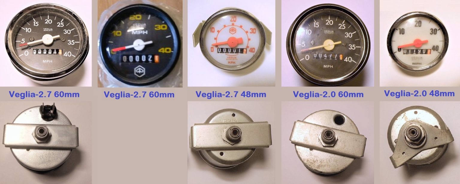 Veglia Speedometer Parts « Myrons Mopeds