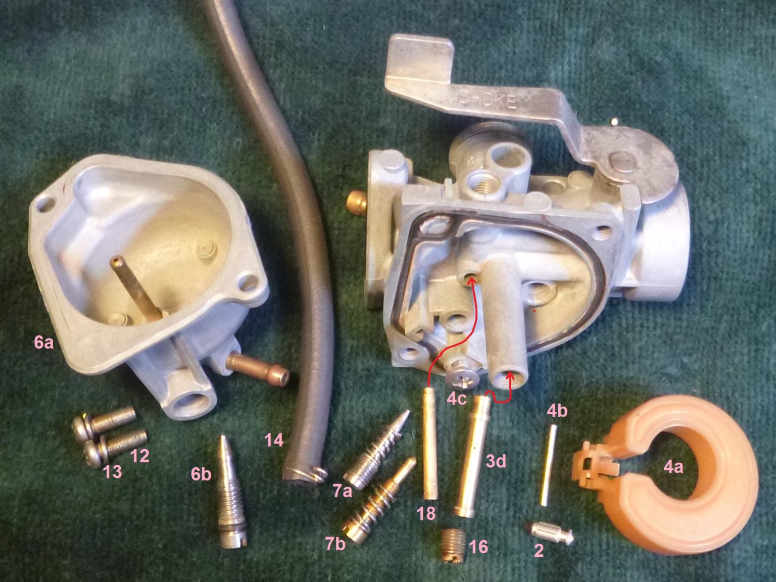 2. Keihin Parts for 1973-83 PC50K1, AMI-50, PA50, MR50, PM50, PF50M ...