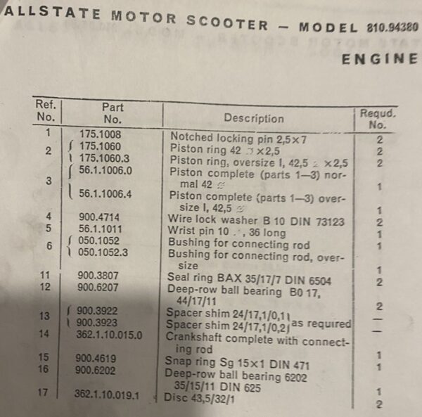Sears Allstate « Myrons Mopeds
