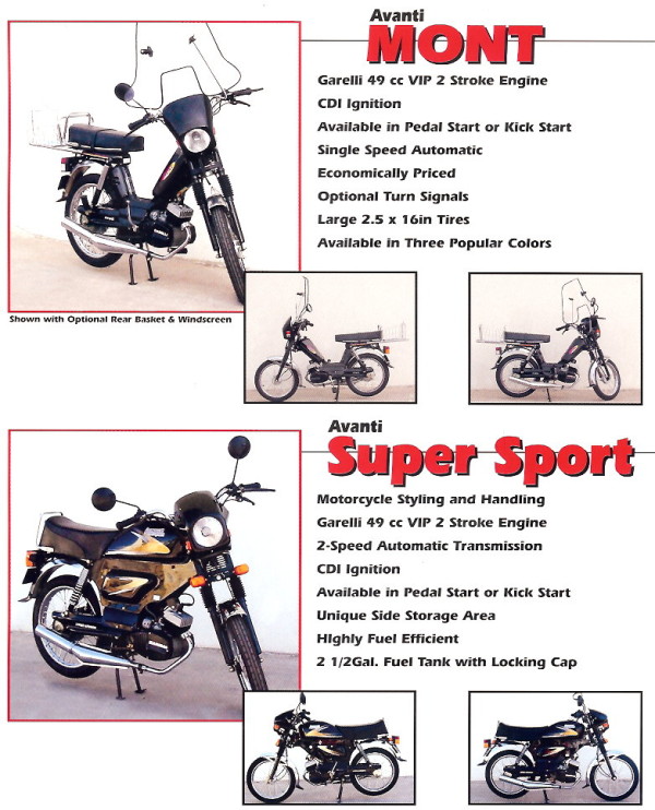 Avanti « Myrons Mopeds