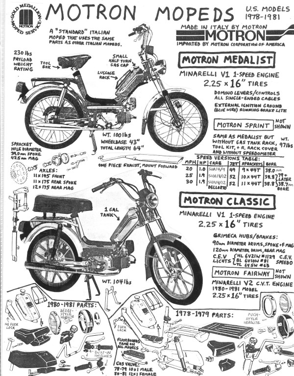 Motron Parts « Myrons Mopeds
