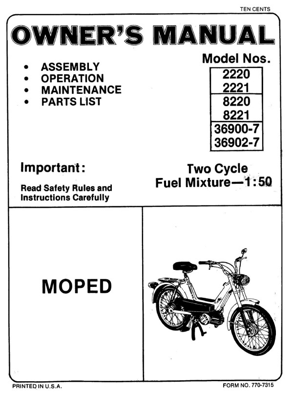 Columbia Models « Myrons Mopeds