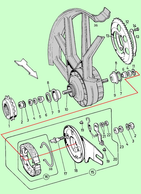 Wheel Parts « Myrons Mopeds