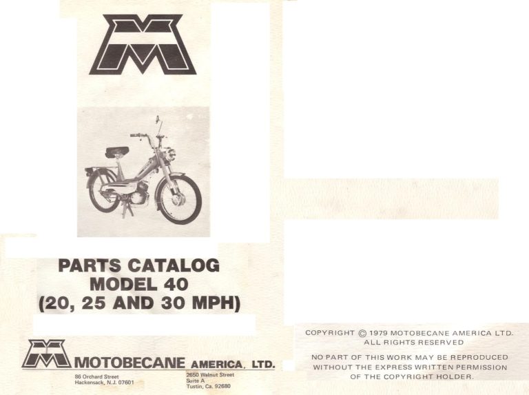 Motobecane Controls « Myrons Mopeds