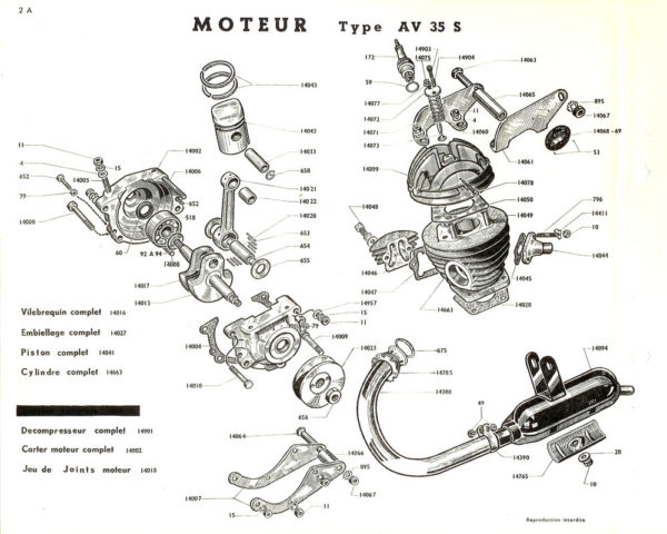 Motobecane Mobylette Engines « Myrons Mopeds