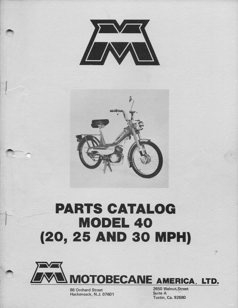 Motobecane Parts « Myrons Mopeds