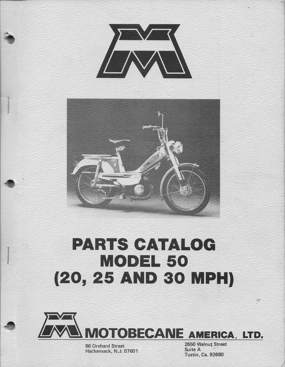 Motobecane 40, 50, 50V Parts « Myrons Mopeds