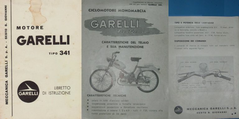 Garelli Models 1947-1979 « Myrons Mopeds