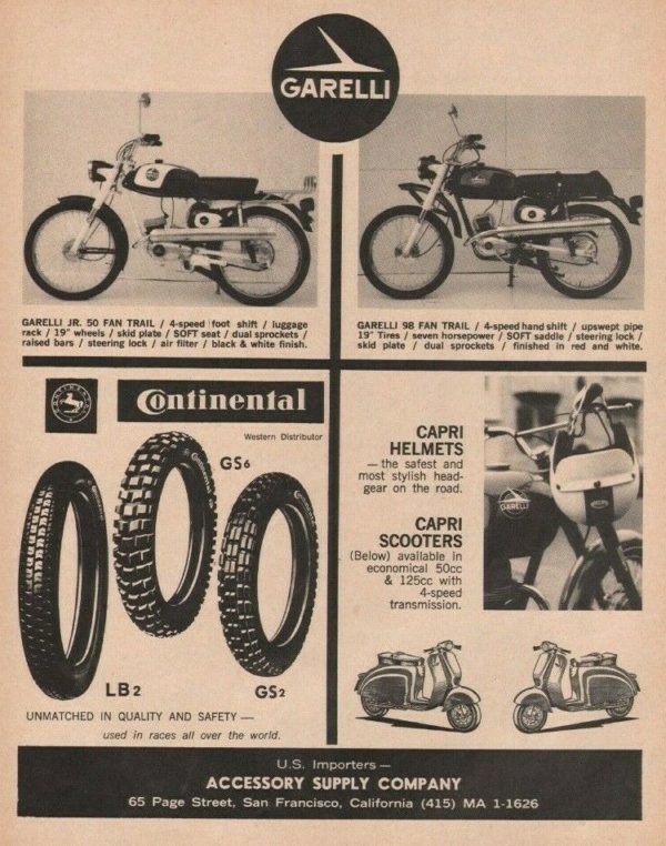 Garelli Models 1947-1979 « Myrons Mopeds