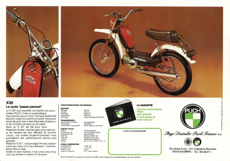 Puch Models « Myrons Mopeds