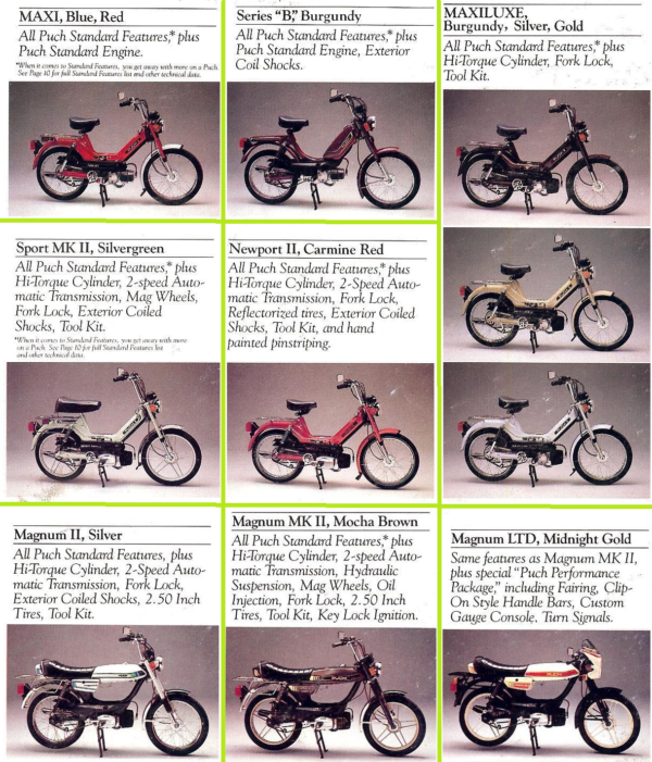 Puch US Models « Myrons Mopeds