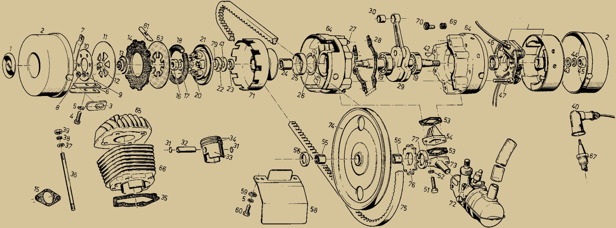 Laura M48 Parts « Myrons Mopeds