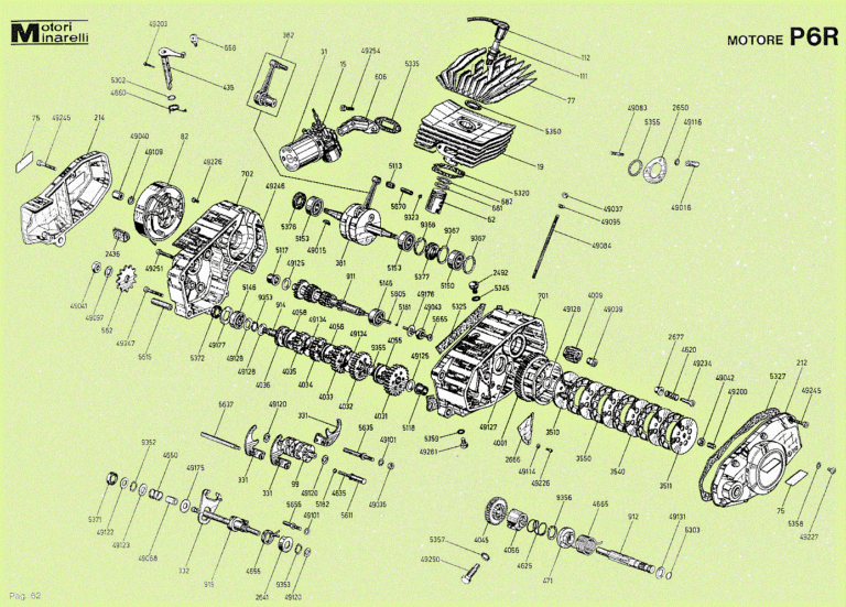 Minarelli P4, P4E, P6 engines « Myrons Mopeds