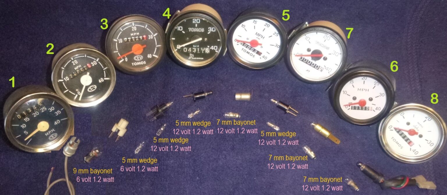 Tomos Speedometer Parts « Myrons Mopeds