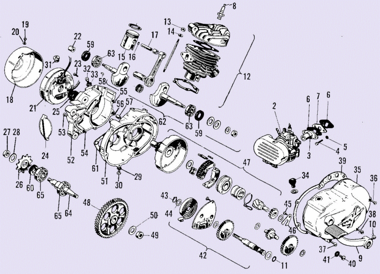 Morini S5, S5K, S5K2, S5R, S5N, S5E, S5T, S5GS « Myrons Mopeds